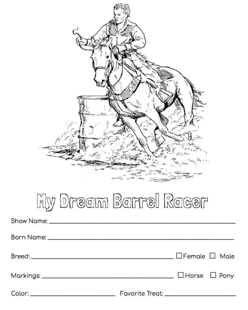 » Dream Horse – Barrel Racer | White Oak Stables